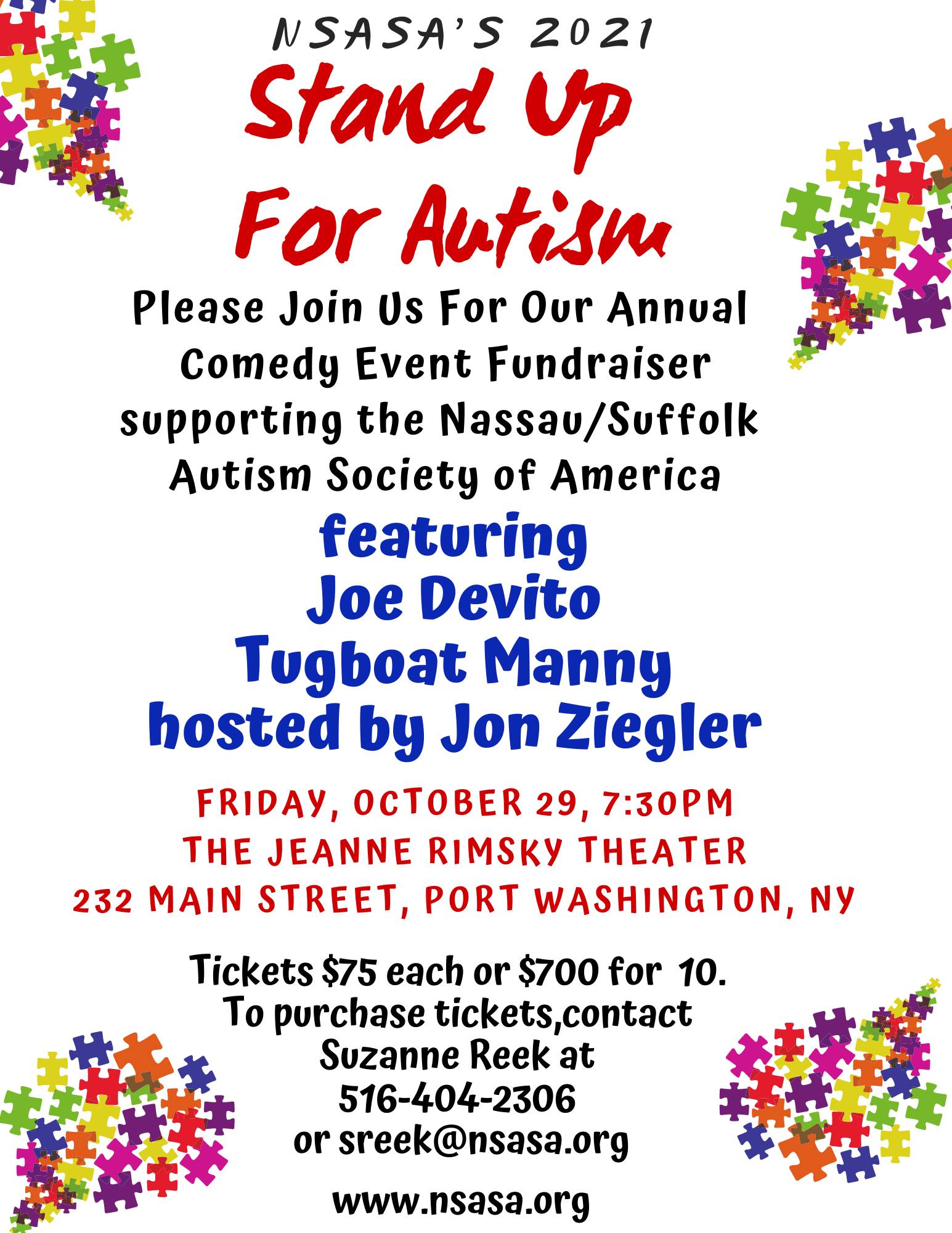 NSASA's 2021 Stand Up For Autism - Cahill Strategies - New York State ...