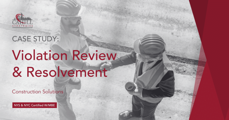 Case Study: Violation Review and Resolution - Cahill Strategies - New ...